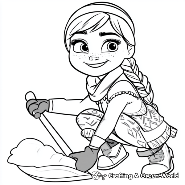 Frozen Christmas Coloring Pages - Free & Printable!