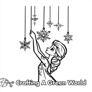 Frozen Christmas Coloring Pages - Free & Printable!