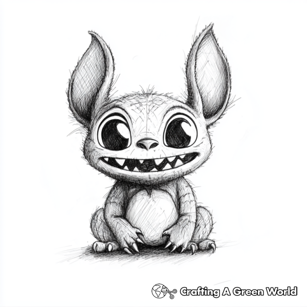 Halloween Stitch Coloring Pages - Free & Printable!