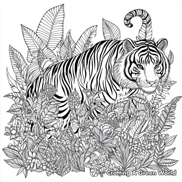 Tiger Coloring Pages - Free & Printable!