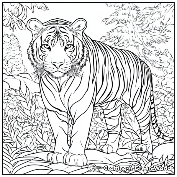 Tiger Coloring Pages - Free & Printable!