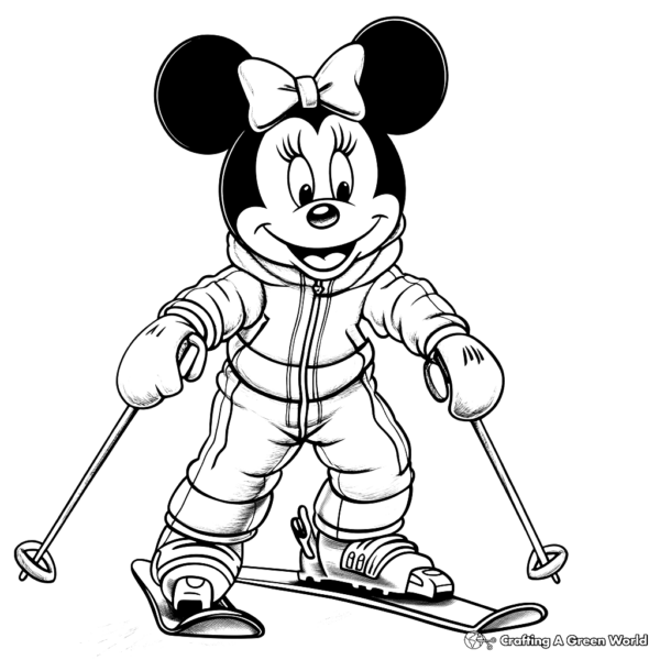 Minnie Mouse Coloring Pages - Free & Printable!