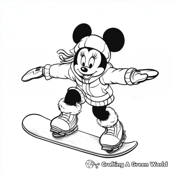 Minnie Mouse Coloring Pages - Free & Printable!