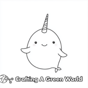 Narwhal Coloring Pages - Free & Printable!