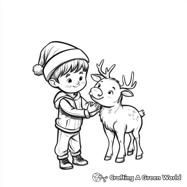 Santa's Elf Coloring Pages - Free & Printable!