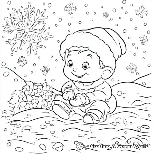 Santa's Elf Coloring Pages - Free & Printable!