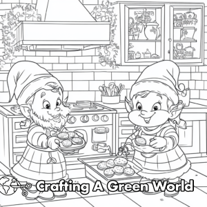 Santa's Elf Coloring Pages - Free & Printable!