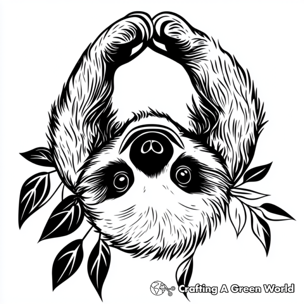 Sloth Coloring Pages For Adults - Free & Printable!