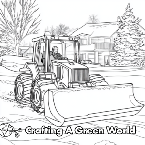 Snow Plow Truck Coloring Pages - Free & Printable!