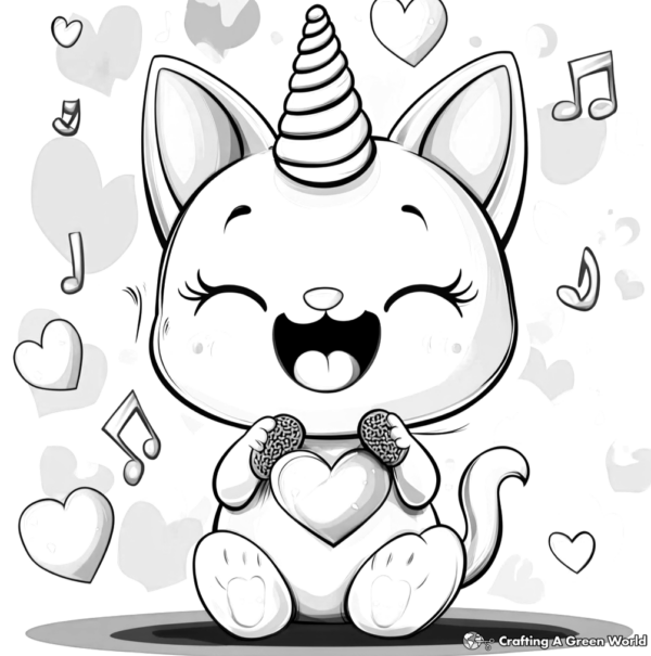 Unicorn Cat Coloring Pages - Free & Printable!