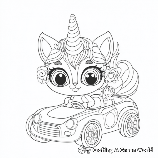 Unicorn Cat Coloring Pages - Free & Printable!