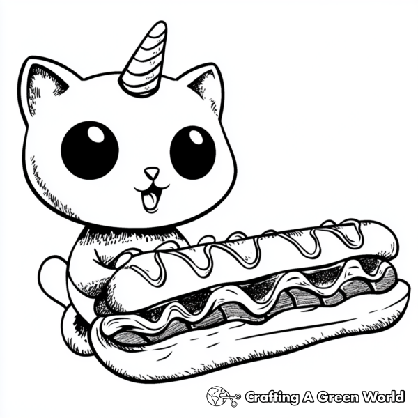 Unicorn Cat Coloring Pages - Free & Printable!