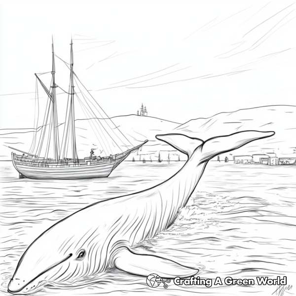Whale Coloring Pages - Free & Printable!