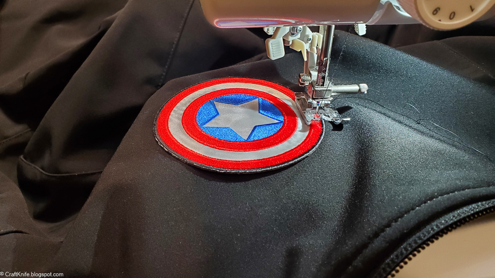 Cover Up an Unwanted Logo with a Stitched Patch