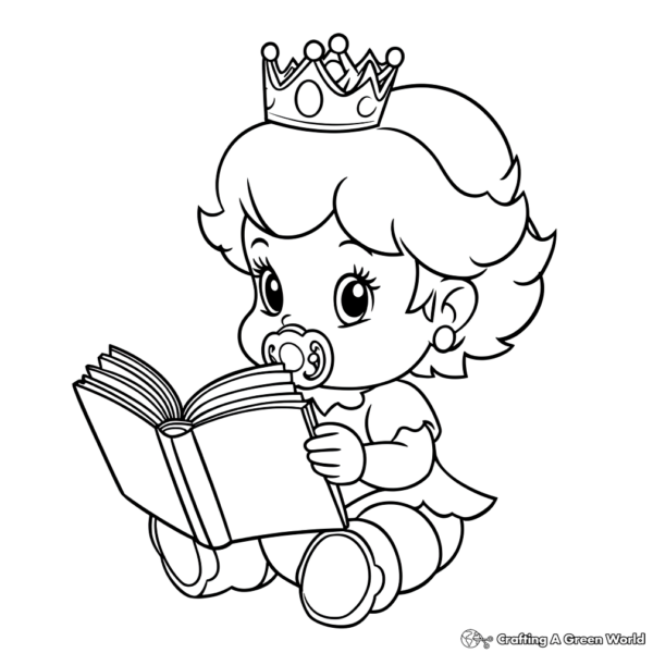 Baby Peach Coloring Pages - Free & Printable!