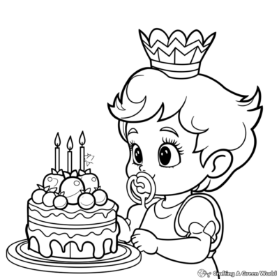 Baby Peach Coloring Pages - Free & Printable!