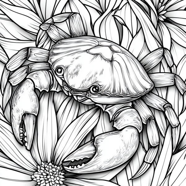 Crab Coloring Pages - Free & Printable!