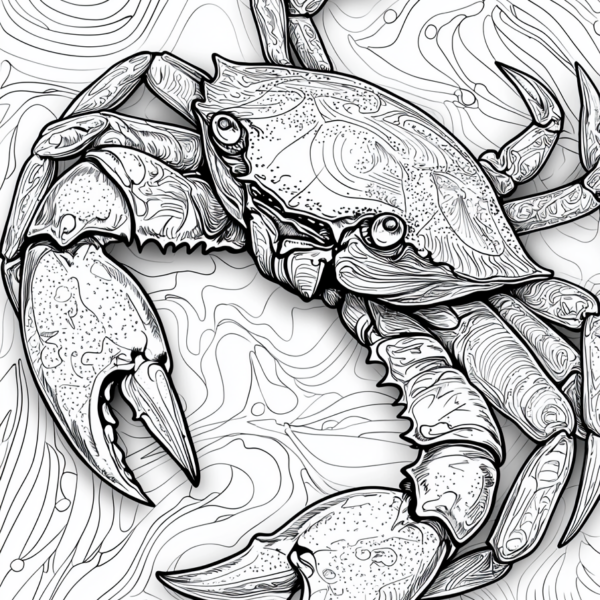 Crab Coloring Pages - Free & Printable!