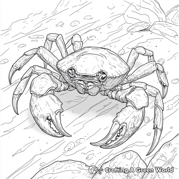 Crab Coloring Pages - Free & Printable!