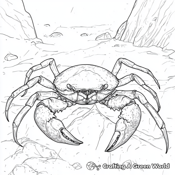 Crab Coloring Pages - Free & Printable!