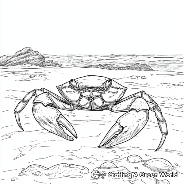 Crab Coloring Pages - Free & Printable!