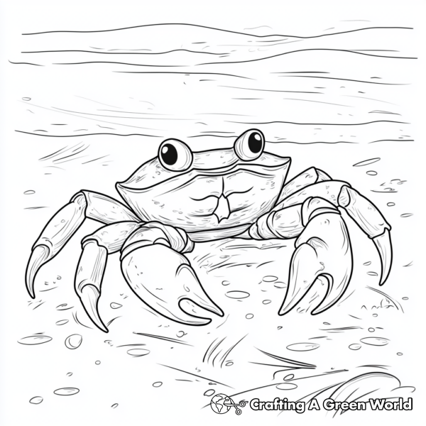 Crab Coloring Pages - Free & Printable!