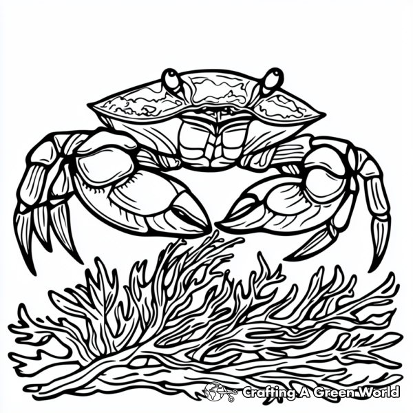 Crab Coloring Pages - Free & Printable!