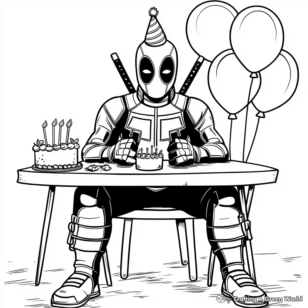 Deadpool Coloring Pages - Free & Printable!