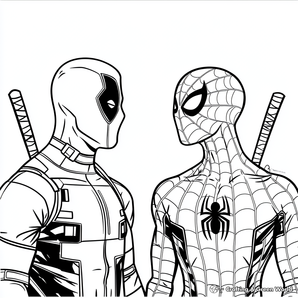 Deadpool Coloring Pages - Free & Printable!