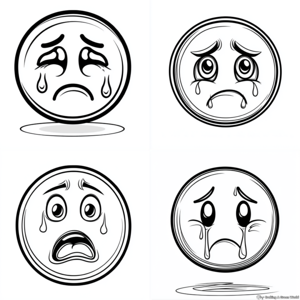 Emoji Coloring Pages - Free & Printable!