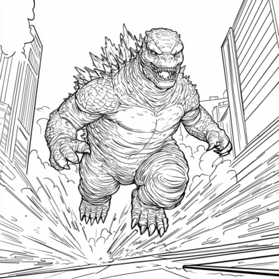 Godzilla Vs Kong Coloring Pages - Free & Printable!