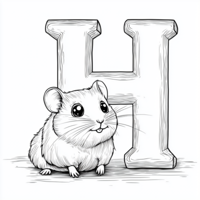 Letter H Coloring Pages - Free & Printable!