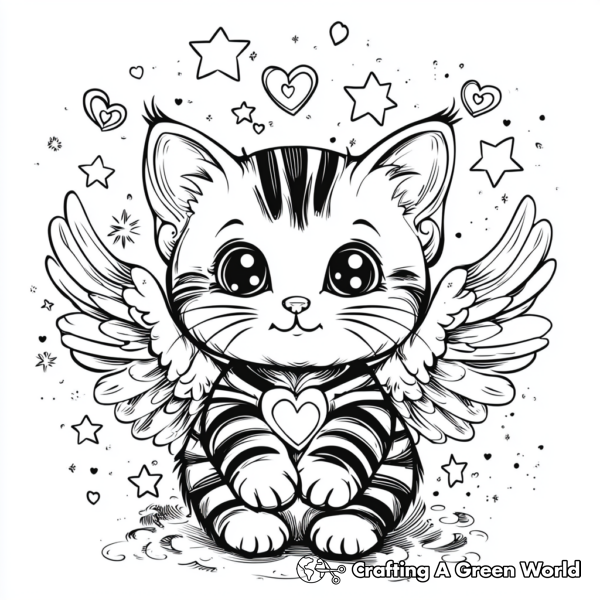 Lisa Frank Inspired Coloring Pages - Free & Printable!
