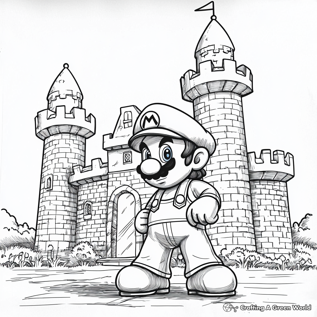 Mario Coloring Book Pages - Free & Printable!