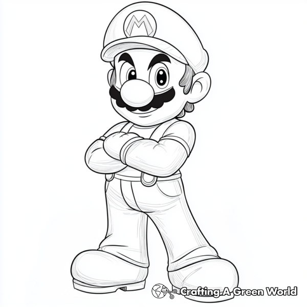 Mario Coloring Book Pages - Free & Printable!