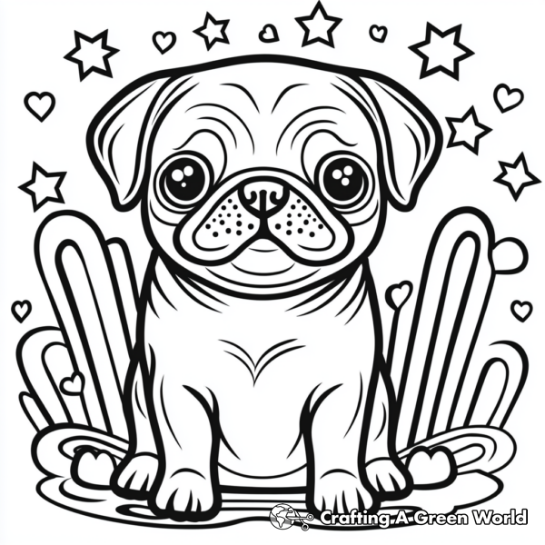Pug Coloring Pages - Free & Printable!