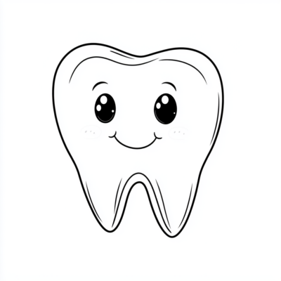 Tooth Coloring Pages - Free & Printable!