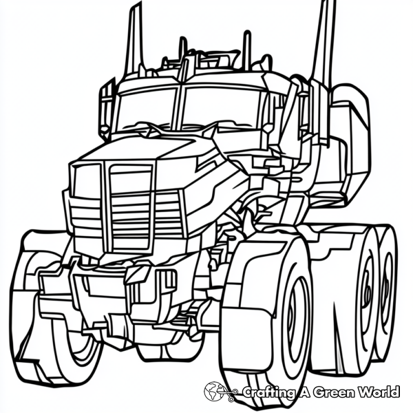 Transformers Coloring Pages - Free & Printable!