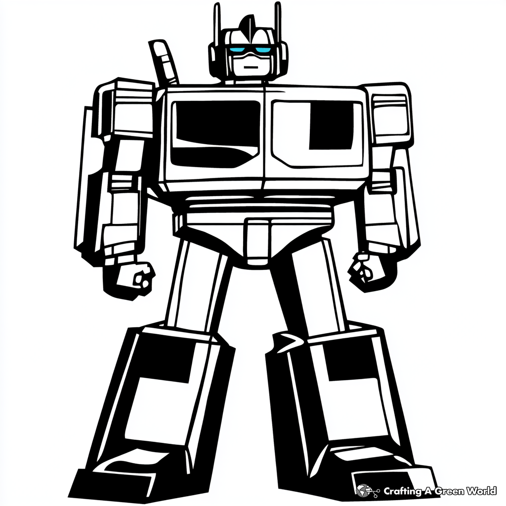 Transformers Coloring Pages - Free & Printable!