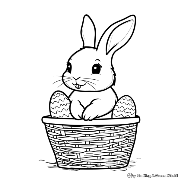 Easter Bunny Coloring Pages - Free & Printable!