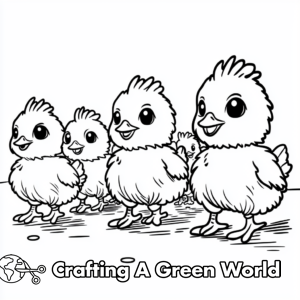 Easter Chick Coloring Pages - Free & Printable!