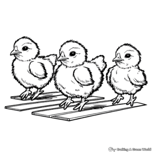 Easter Chick Coloring Pages - Free & Printable!