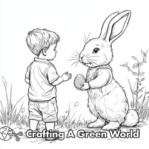 Easter Bunny Coloring Pages - Free & Printable!