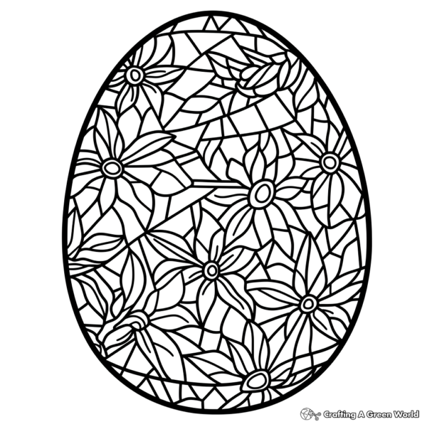 Easter Eggs Coloring Pages - Free & Printable!
