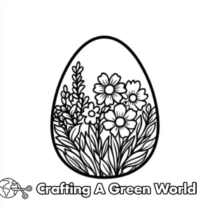 Easter Eggs Coloring Pages - Free & Printable!