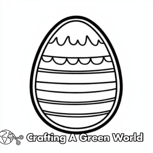 Easter Eggs Coloring Pages - Free & Printable!