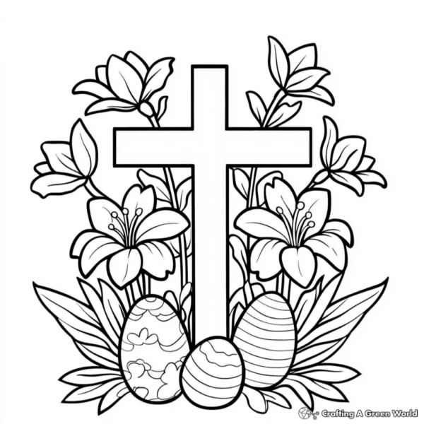 Christian Easter Coloring Pages - Free & Printable!