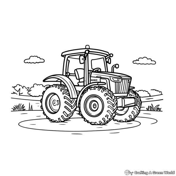 Tractor Coloring Pages - Free & Printable!