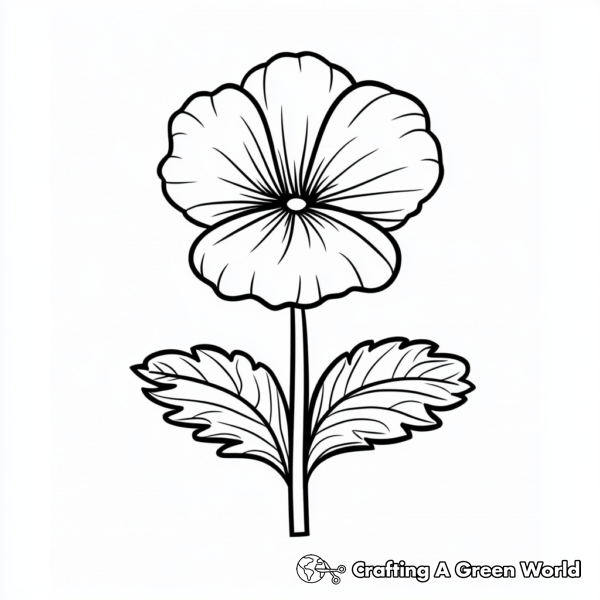 Easy Flower Coloring Pages - Free & Printable!