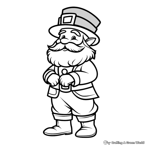 Leprechaun Coloring Pages - Free & Printable!